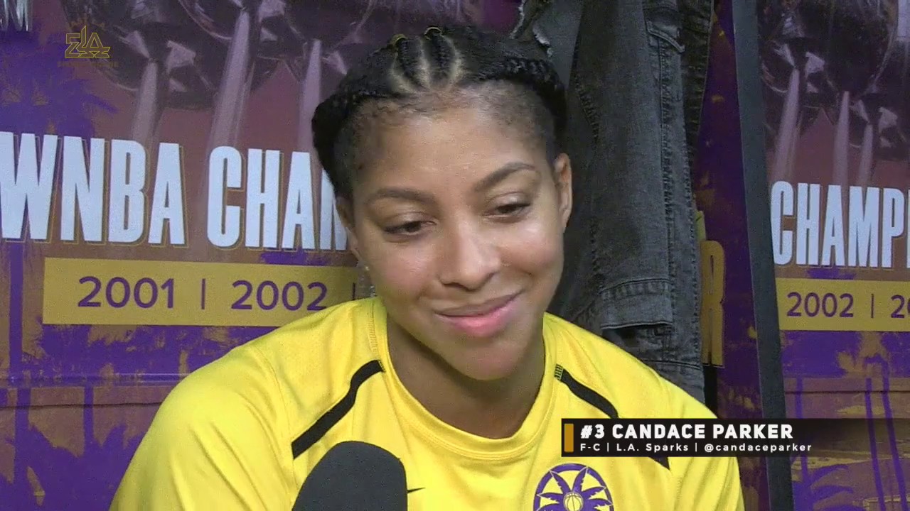 An Exclusive Post-Game Interview with Candace Parker | L.A. Sparks ...