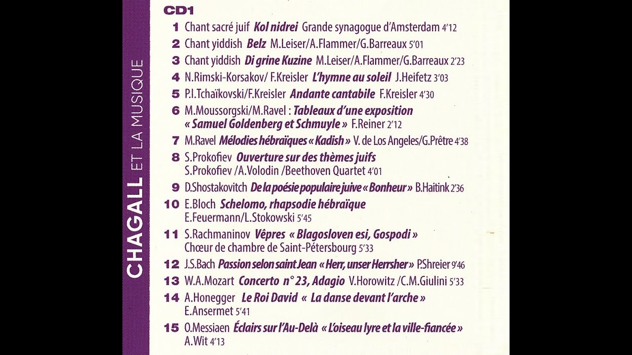 The Music World of Marc Chagall - part 1 - YouTube