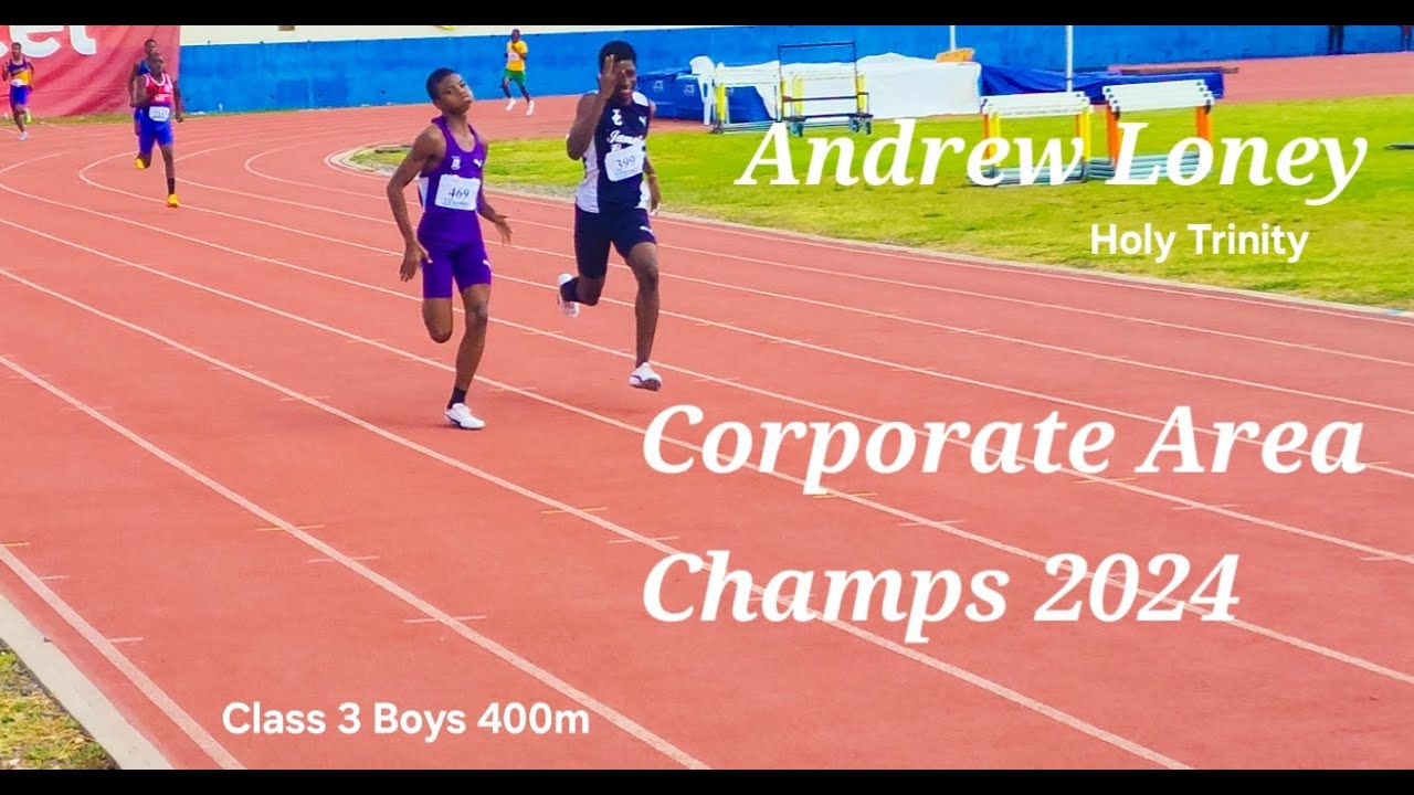 Andrew Loney | Class 3 Boys 400m | Corporate Area Champs 2024 - YouTube