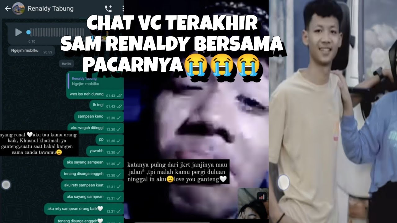 CHAT VC TERAKHIR SAM RENALDY BERSAMA PACARNYA😭 - YouTube