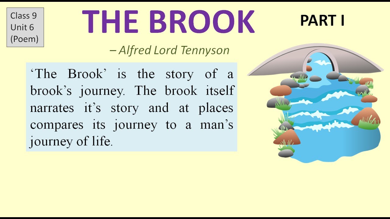 CBSE Class 9 English The Brook Explanation Question Answers YouTube CBSE Class 9 English The Brook Explanation Question Answers YouTube