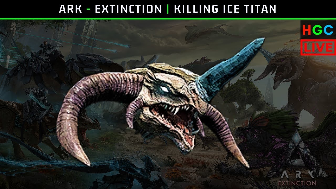 ARK - Extinction | Ice Cave / Artifact of the Void / Kill Ice Titan ...