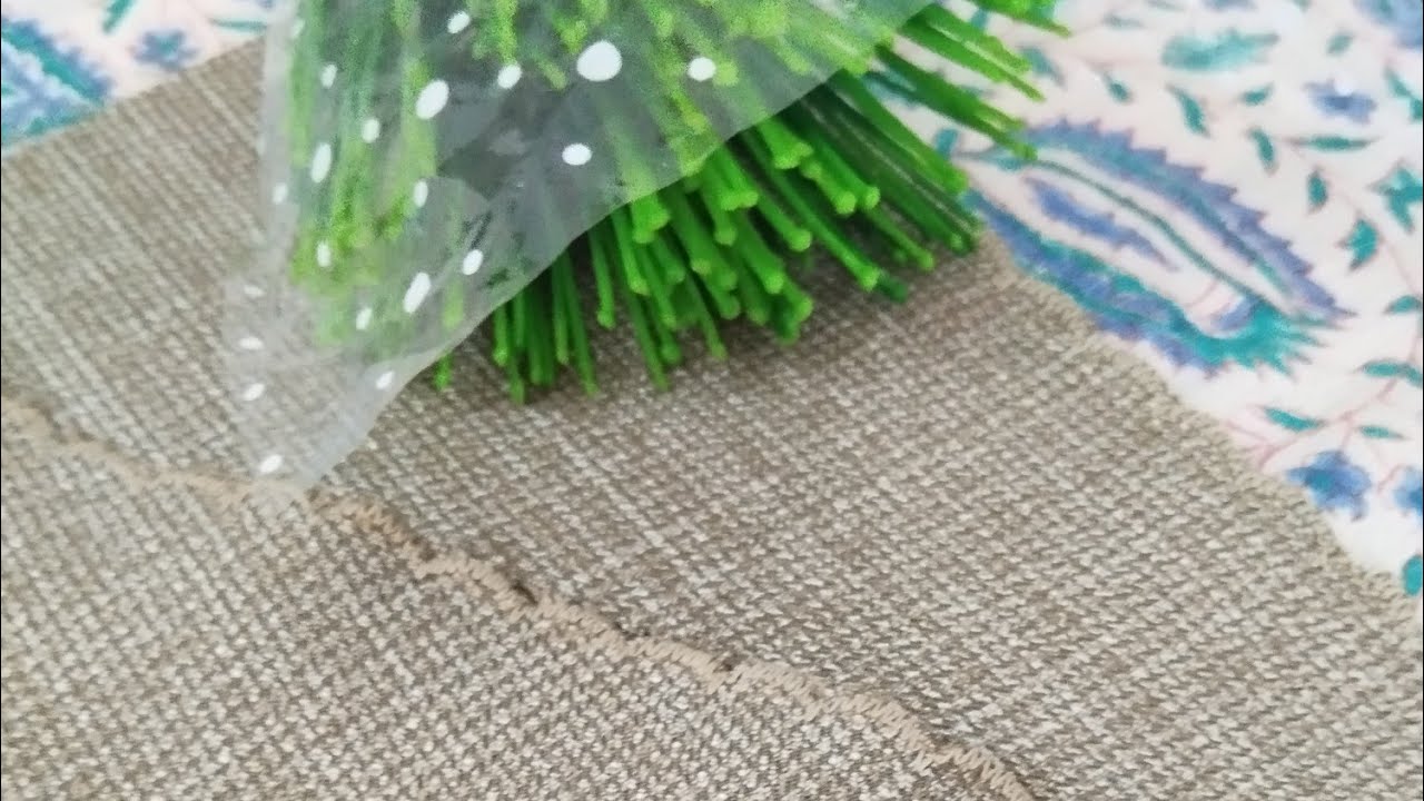 How to do Scallop work for edges using automatic sewing machine/singer ...