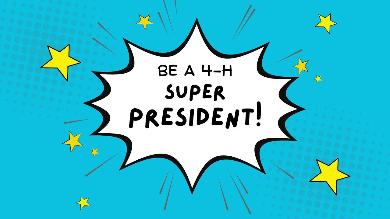 4-H President Superhero Officer Training 2024 - YouTube