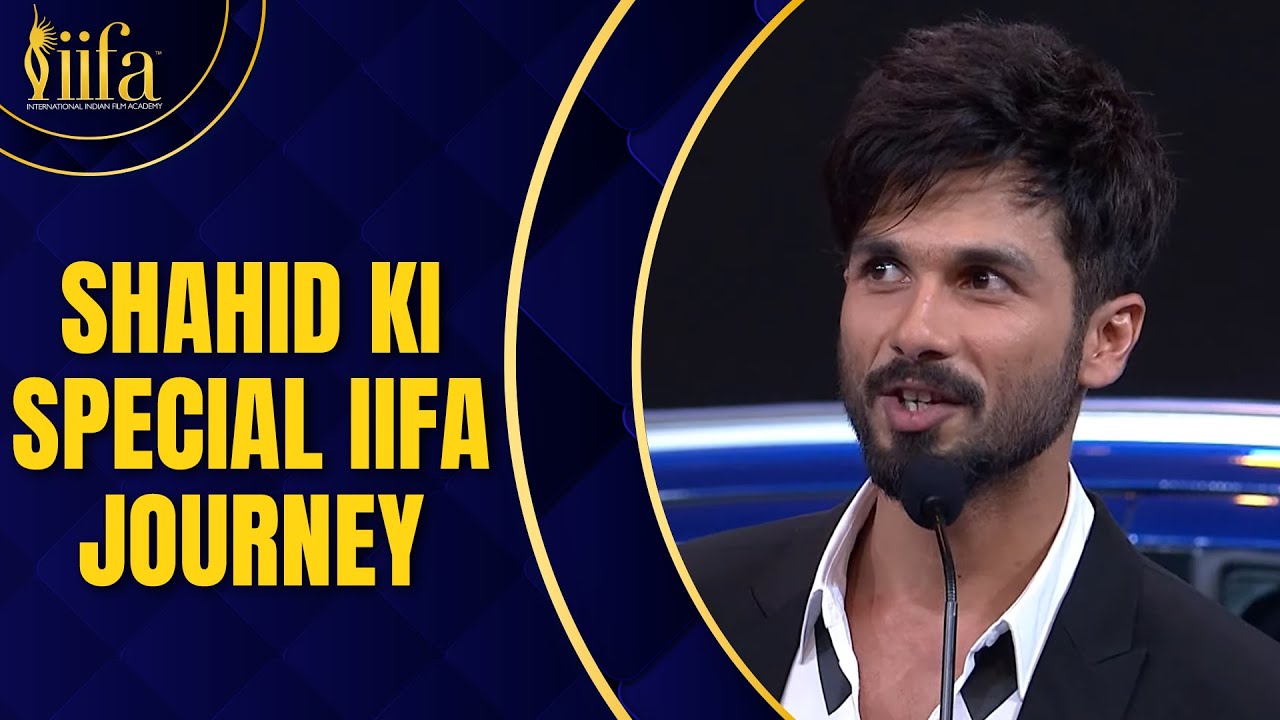 Shahid ki special IIFA journey - YouTube