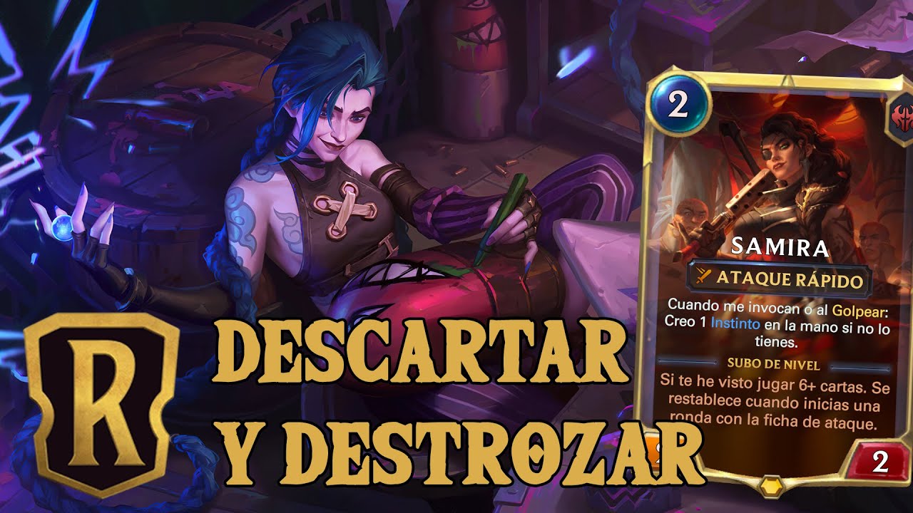 💥 Mazo Jinx & Samira | Estandar | Que recuerdos el Descarte con Draven ...