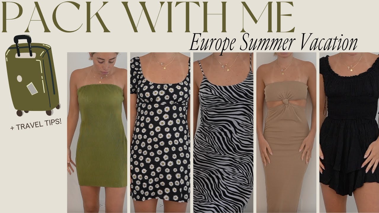 A Daily Vlog: Try On Haul To Pack For Europe & Travel Tips + Tricks ...