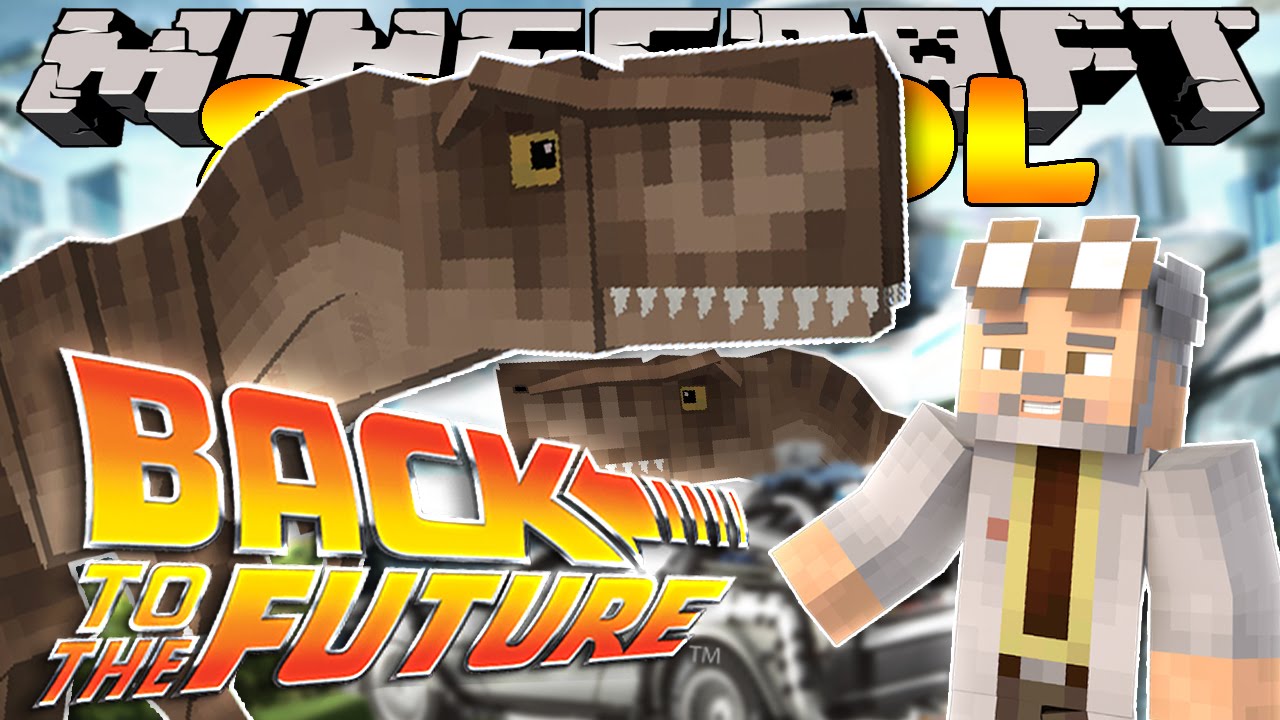 Minecraft School - BACK TO THE FUTURE! - YouTube
