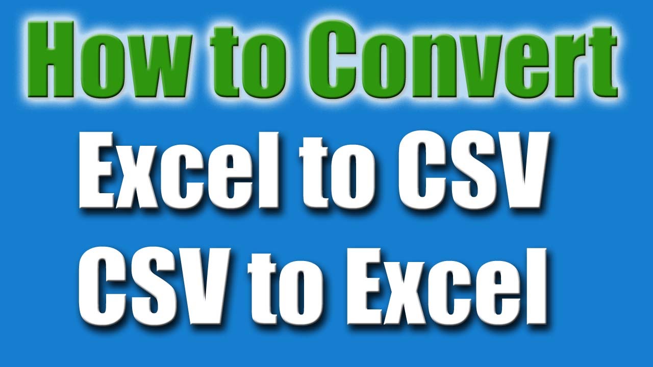 How To Convert Excel To CSV 2016 Excel Files To CSV YouTube how-to-convert-excel-to-csv-2016-excel-files-to-csv-youtube