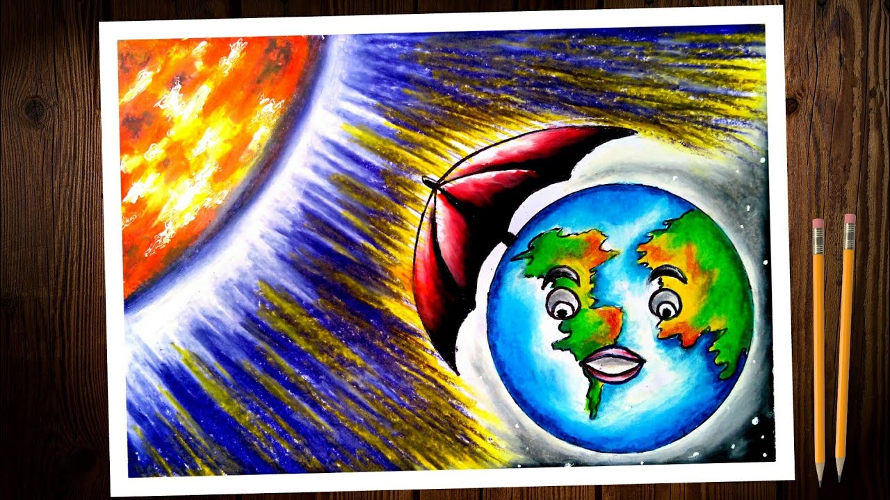 How To Draw Save Ozone Layer Poster Chart For School 46 Off