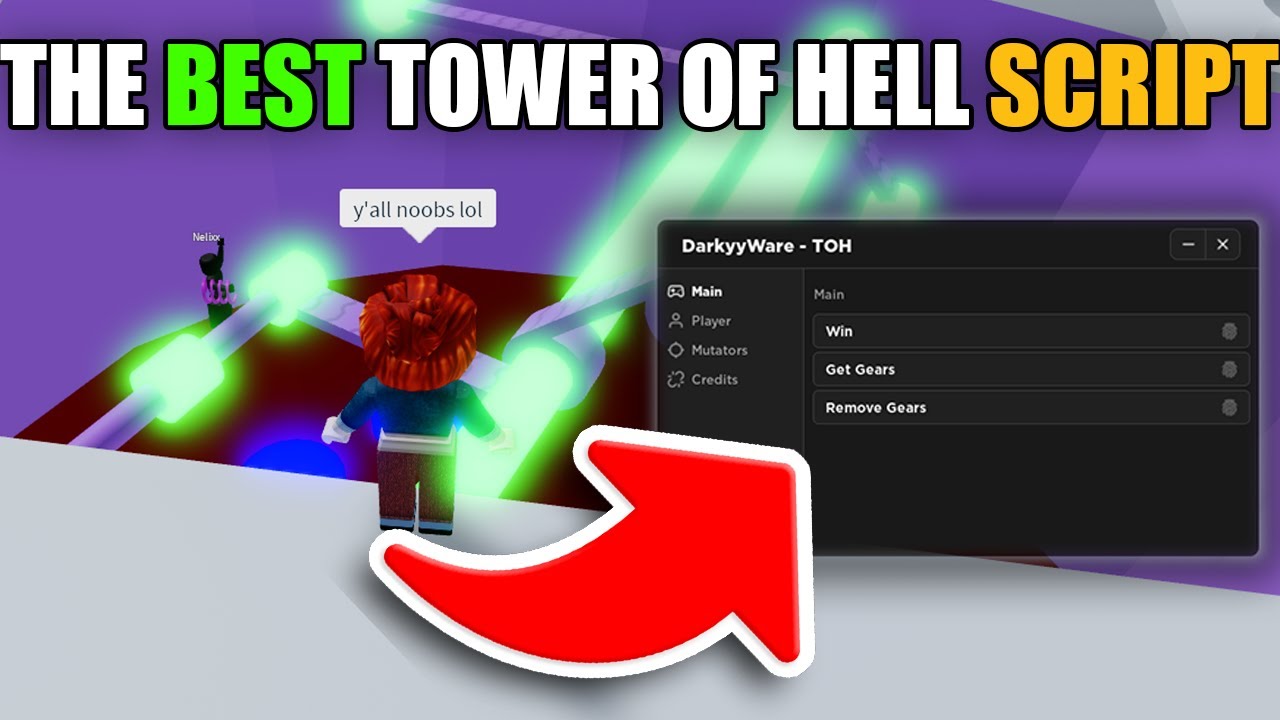 Roblox Tower of Hell Auto Win Script - YouTube