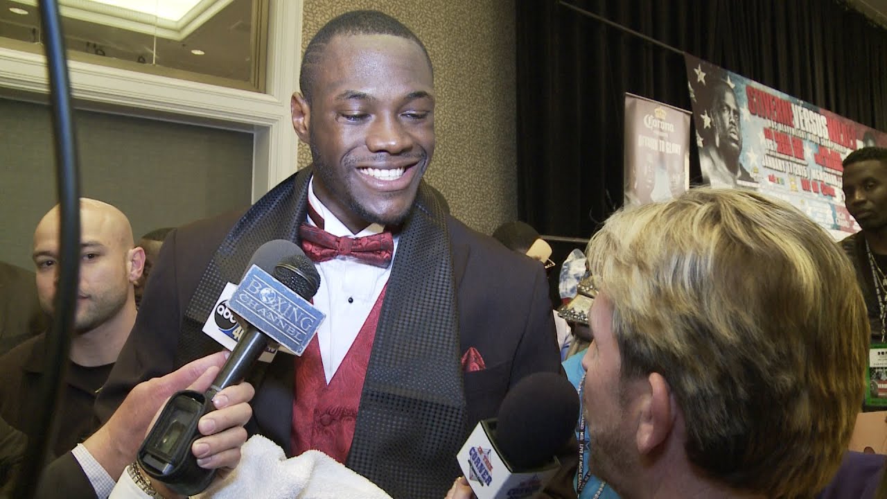 WBC Champ Deontay Wilder Post Fight Interview - YouTube