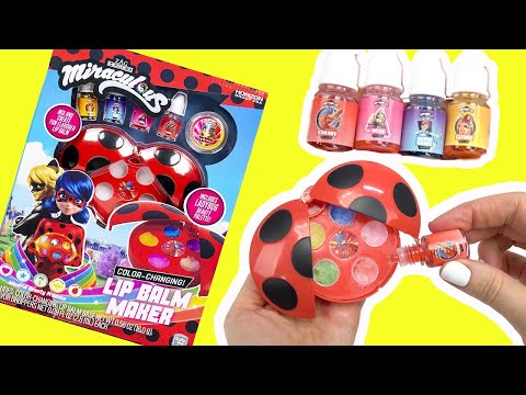 Miraculous Ladybug DIY Color Changing Lipbalm Maker! Vesperia, Queen Bee, Rena Rouge
