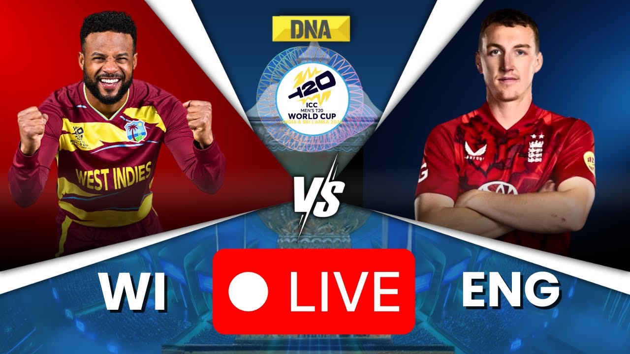 WI vs ENG: England vs West Indies Live | ENG vs WI Live | T20 World Cup ...