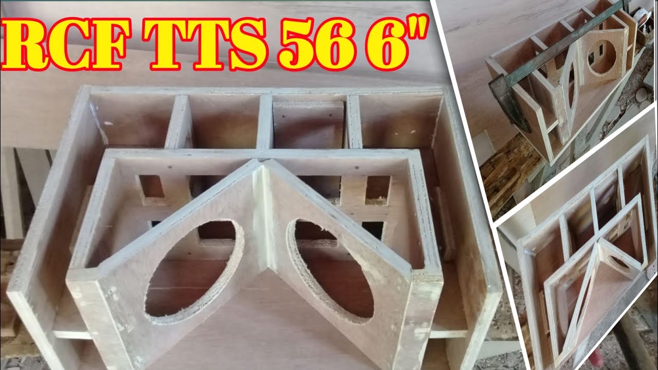 Box Subwoofer 6 Inch RCF TTS 56 - YouTube