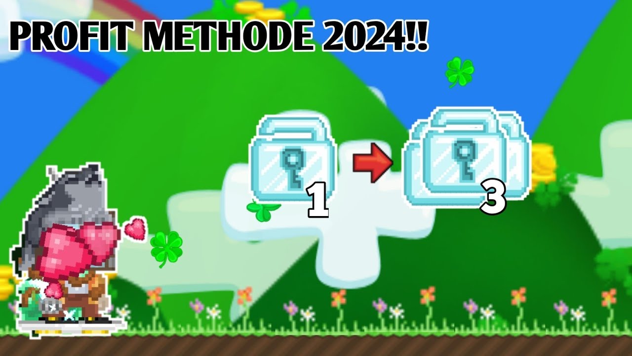 GETTING PROFIT WITH 1 DIAMOND LOCKS!!! GROWTOPIA - YouTube