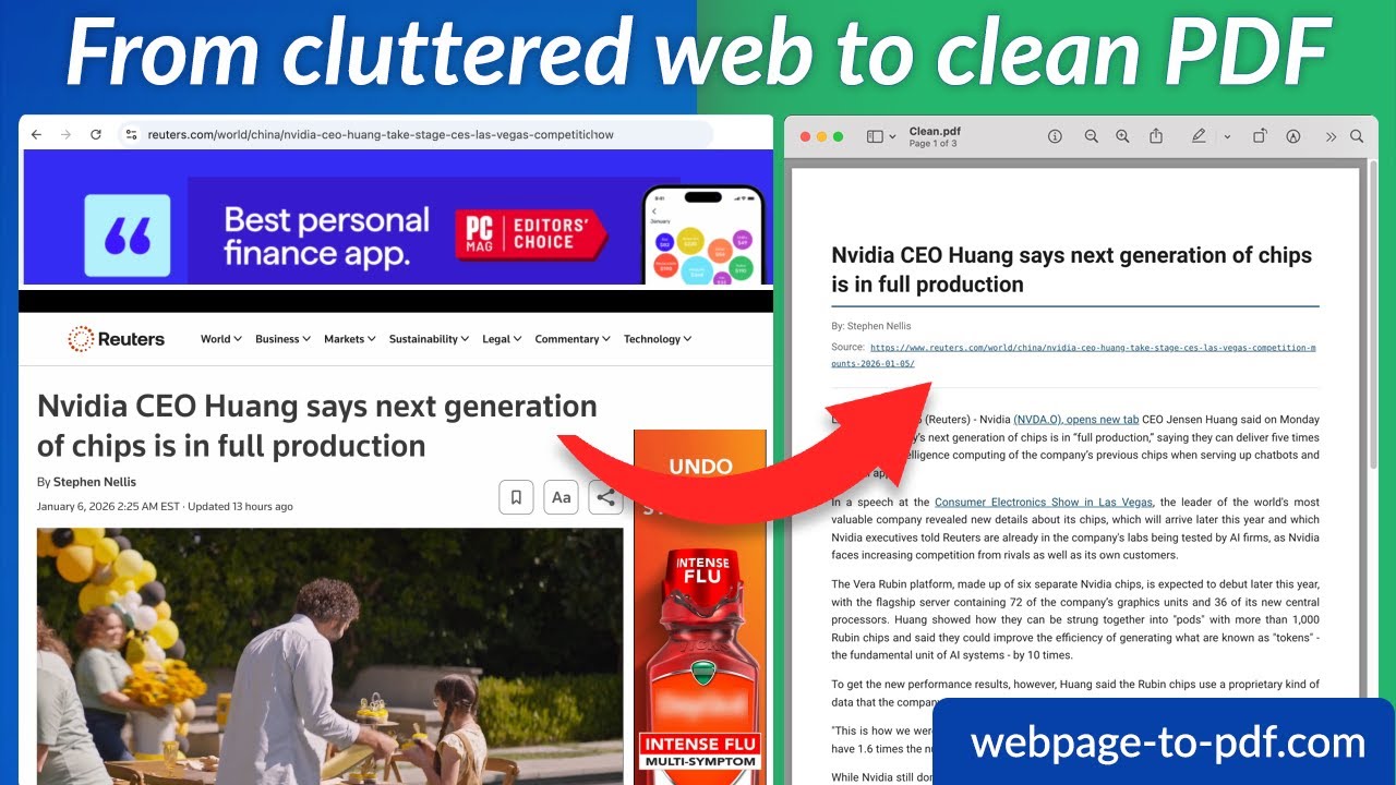 Convert Any Webpage as a PDF in One Click | Webpage to PDF by cloudHQ ...