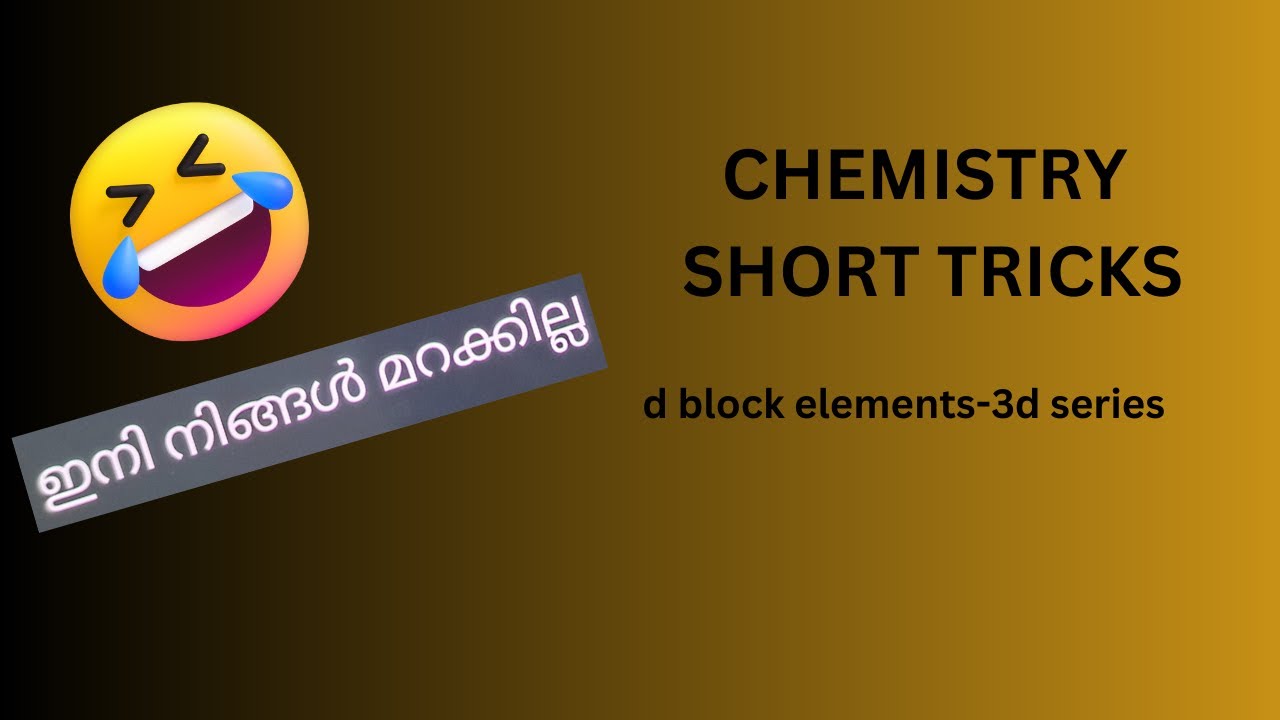 TRICK TO MEMORISE d BLOCK ELEMENTS (3d series)#pipette &burette - YouTube