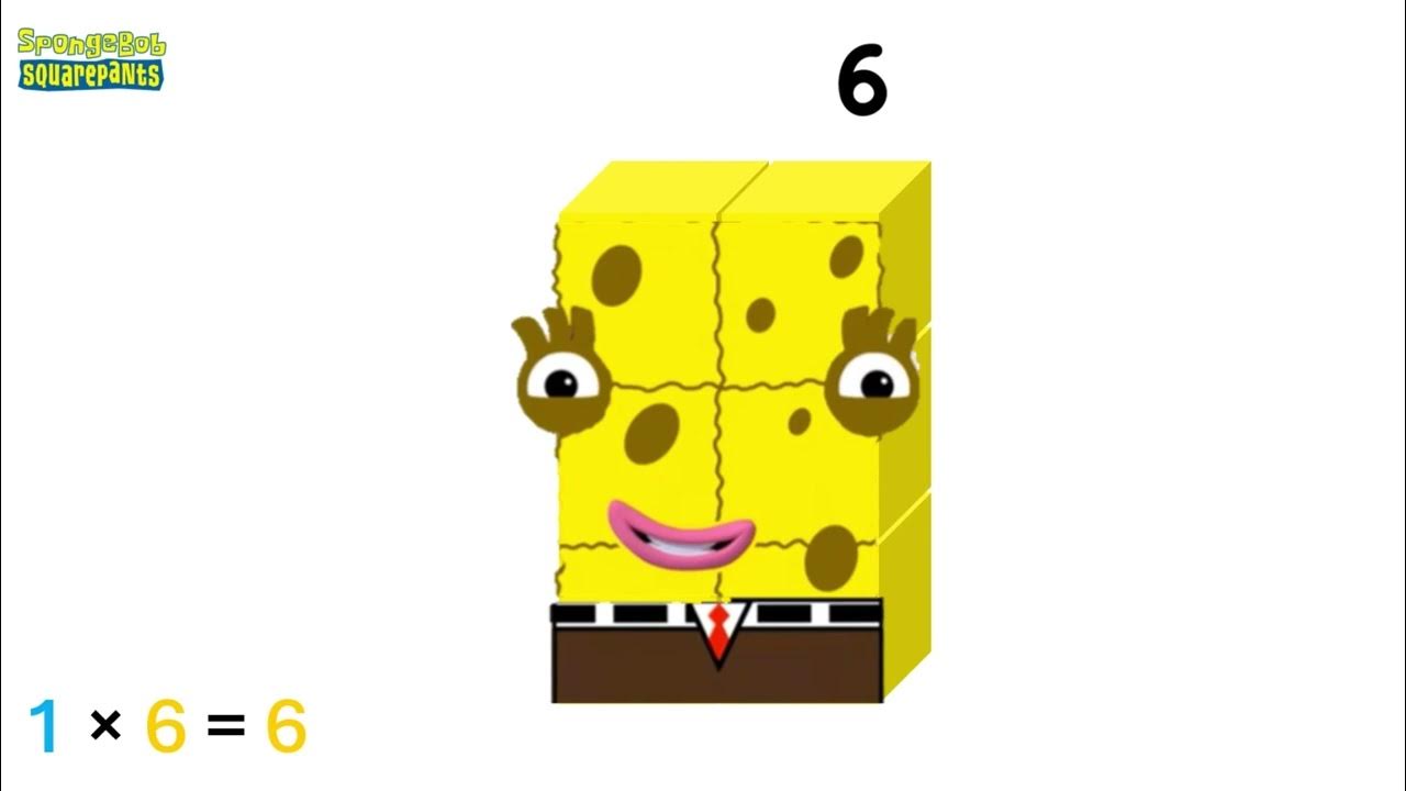 Numberblocks One Times Table Learn to count by 1 but it's Cartoonblocks ...