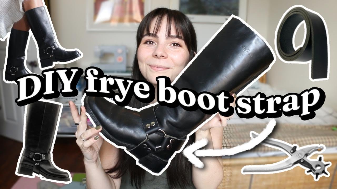 DIY Frye Boot Harness 🔨 - YouTube