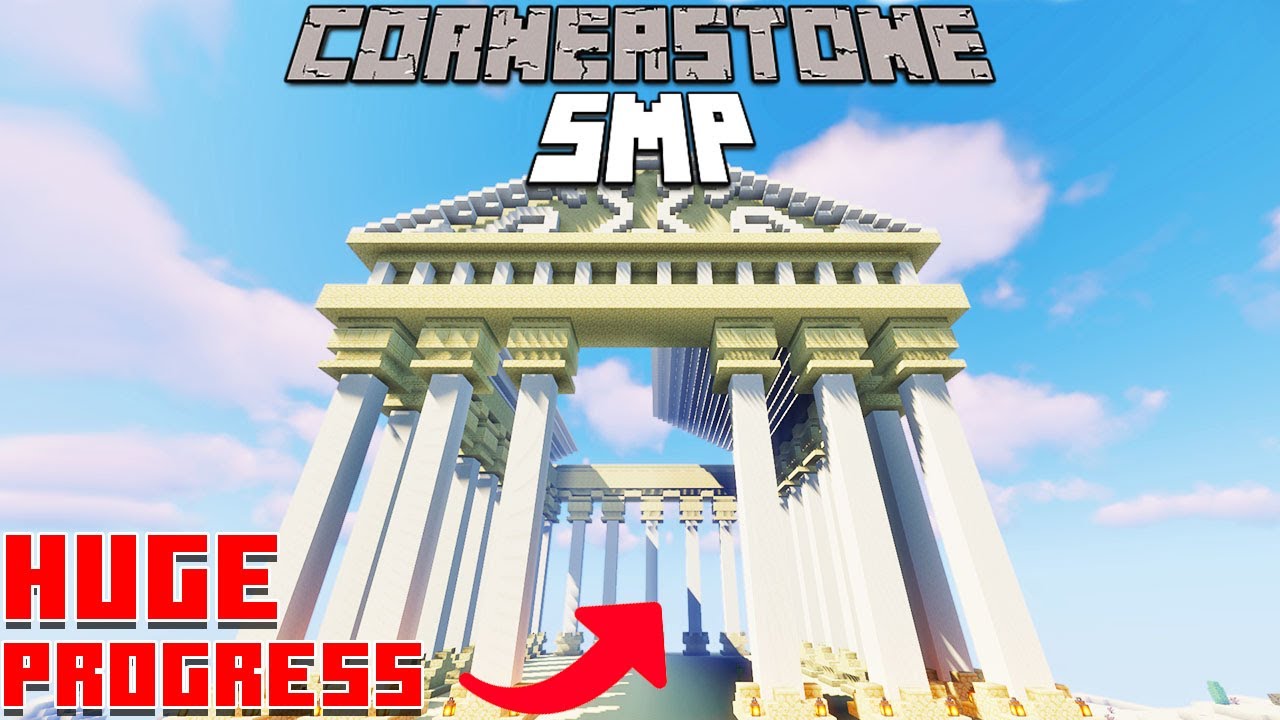 The Parthenon Mega Build! || Cornerstone SMP Ep. 16 - YouTube