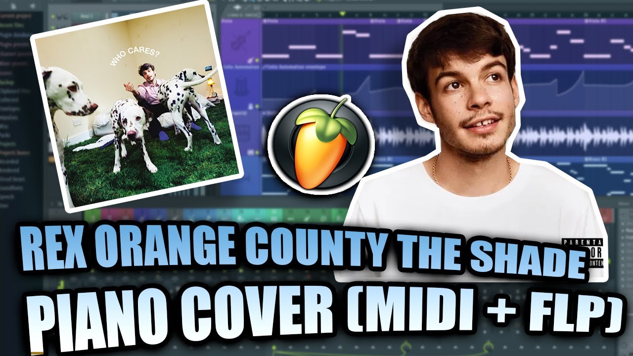 Rex Orange County - THE SHADE (MIDI + FLP) (FL Studio Piano Tutorial ...