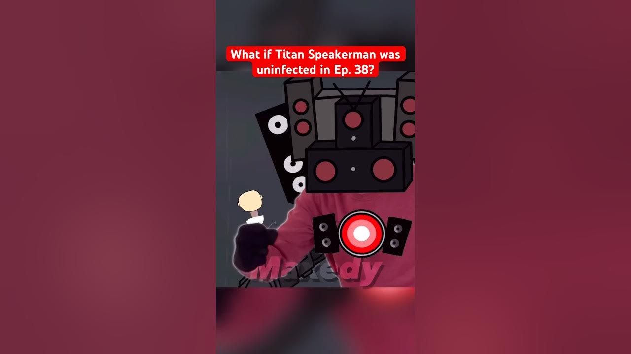 Titan Speakerman gets UNINFECTED? 🚽 #skibiditoilet #dafuqboom - YouTube