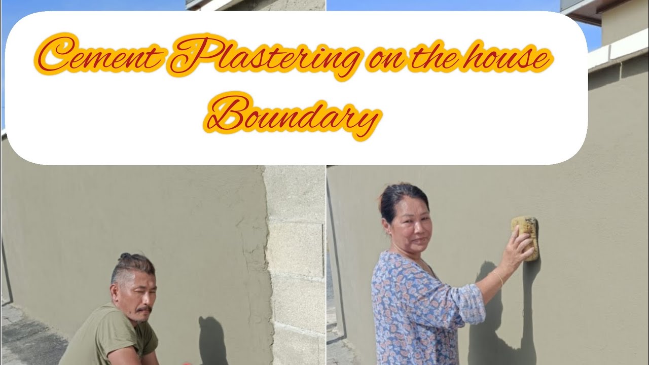 Finally my house boundary plaster is finished.Thanks to all those who ...