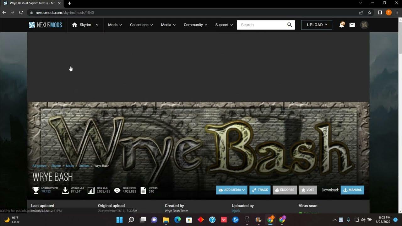 Oblivion Wrye Bash Download Fast and Simple Mod Manager - YouTube