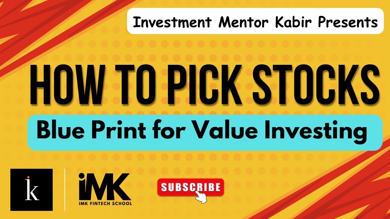 How to Pick Stocks || Blue Print of Value Investing || Investment ...