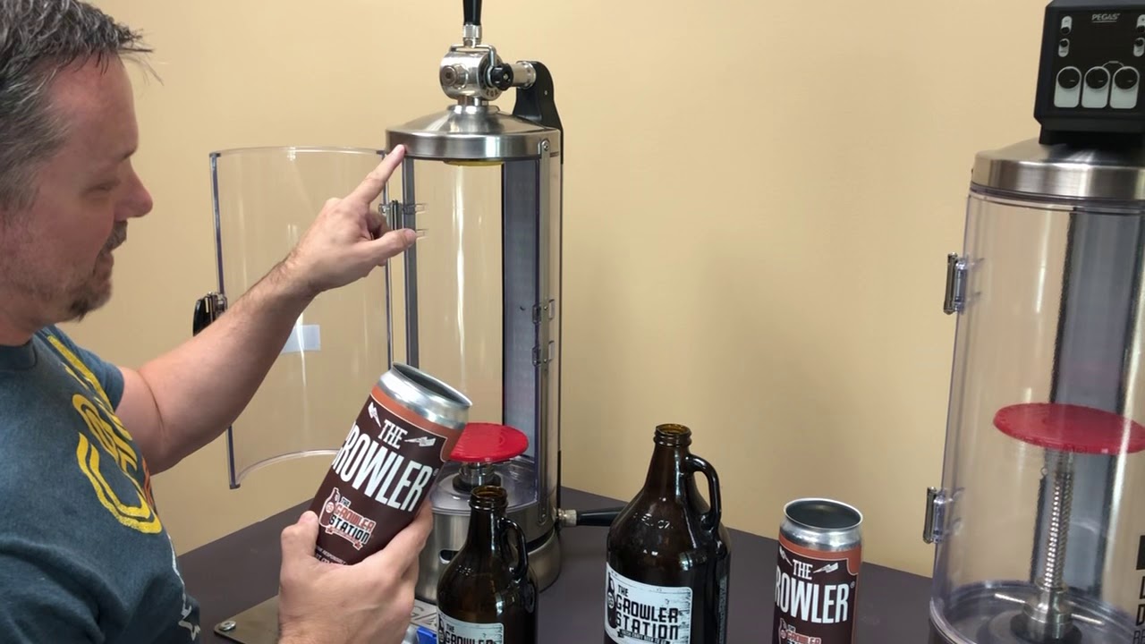 Crowler and Growler Fill with the CrafTap 3 - YouTube