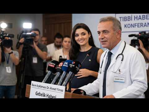 Hande Erçel's doctor has announced that she is pregnant.