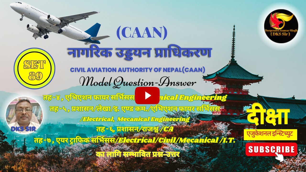 CAAN Model Set/Civil Aviation Authority of Nepal/Nagarik Udyan ...