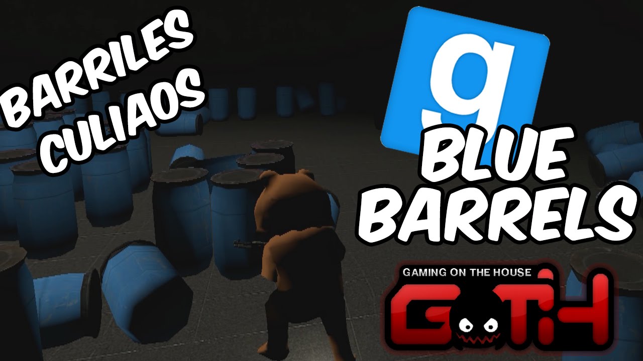 BLUE BARRELS! PropHunt GMOD en Español - GOTH - YouTube
