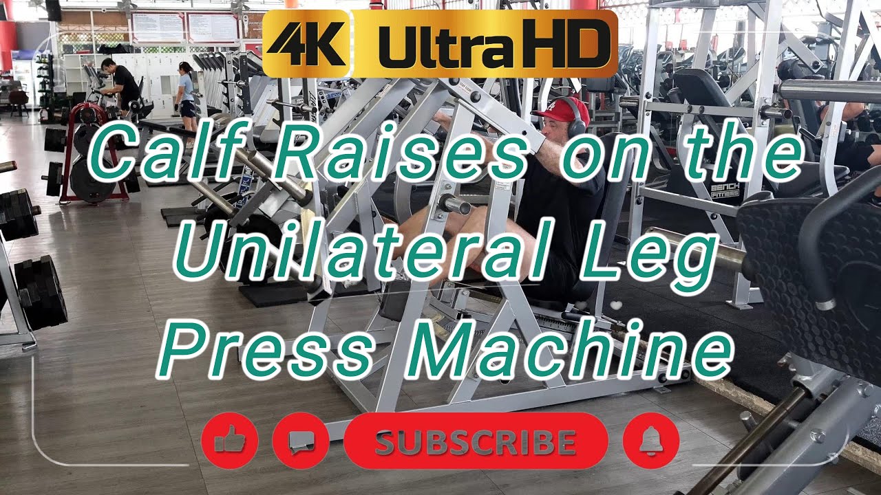 🔥🦵 Calf Raises on the Unilateral Leg Press for Massive Leg Power! 💪🚀 # ...