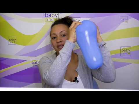 Live demonstration of how a cervix dilates during labour & birth using a balloon and ping pong ball