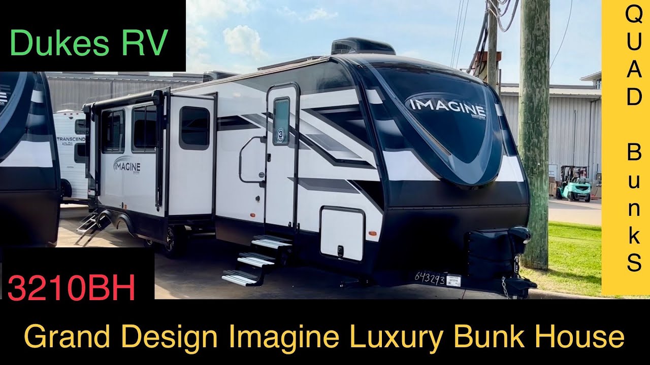 2023 Grand Design Imagine 3210BH Luxury Bunkhouse Travel Trailer - YouTube