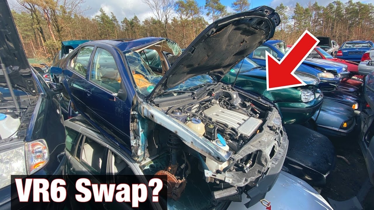 Junkyard Engine For My Junkyard Car?? ( V5, VR6 ) - YouTube