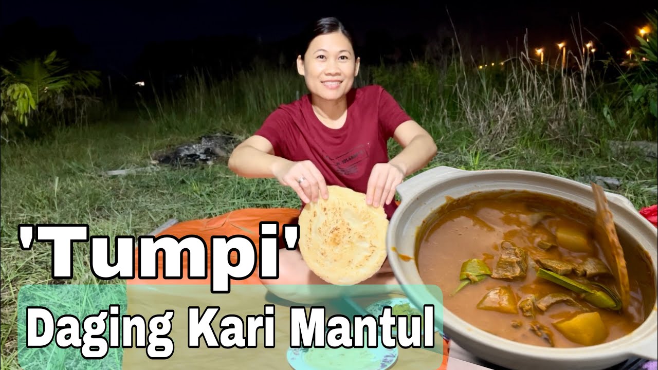 Tumpi‼️ Di Makan ‼️Bersama Daging Kari‼️ Memang Tak Terkata Sedapnya ...