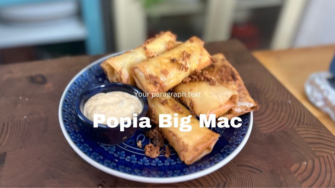 Popiah Big Mac. Dah Makan Pasti Ketagih. - YouTube
