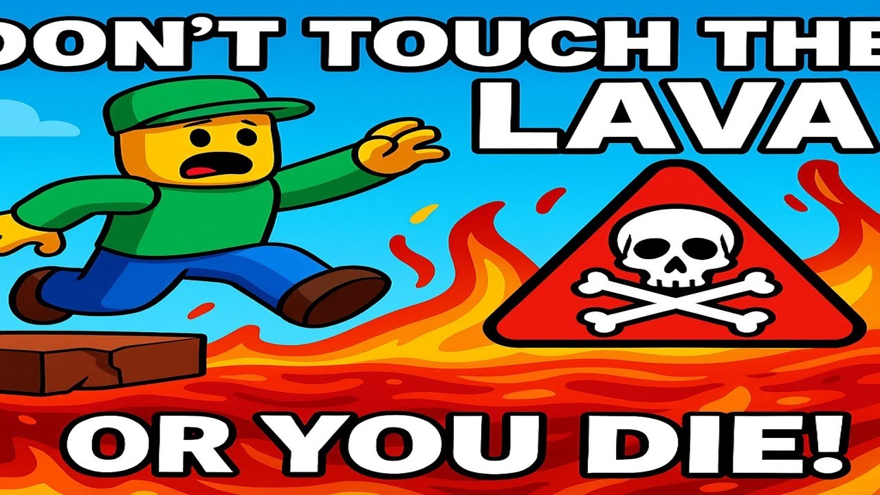 Don’t Touch the Lava in Roblox or You Die! - YouTube