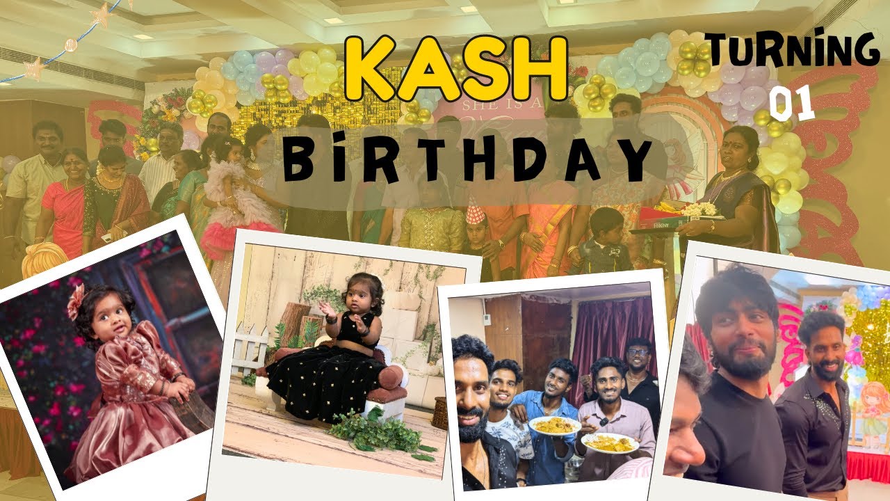 Kash Kutty 1st Birthday 𓍢ִ໋🎂 ༘ ⋆˚🌷 |Nareshfitness | #naresh # ...