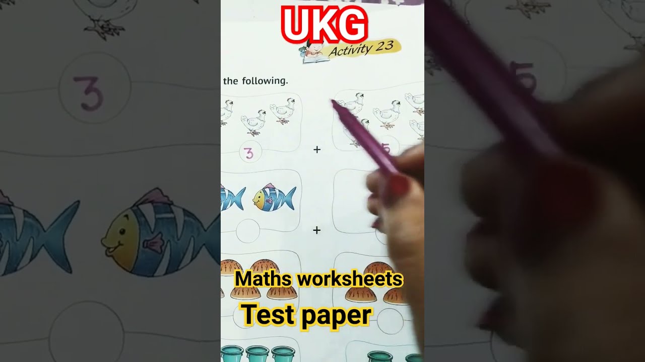 Ukg Class Maths Test Paper ukgmaths ukgsyllabus shorts Ukg Class Maths Test Paper ukgmaths ukgsyllabus shorts