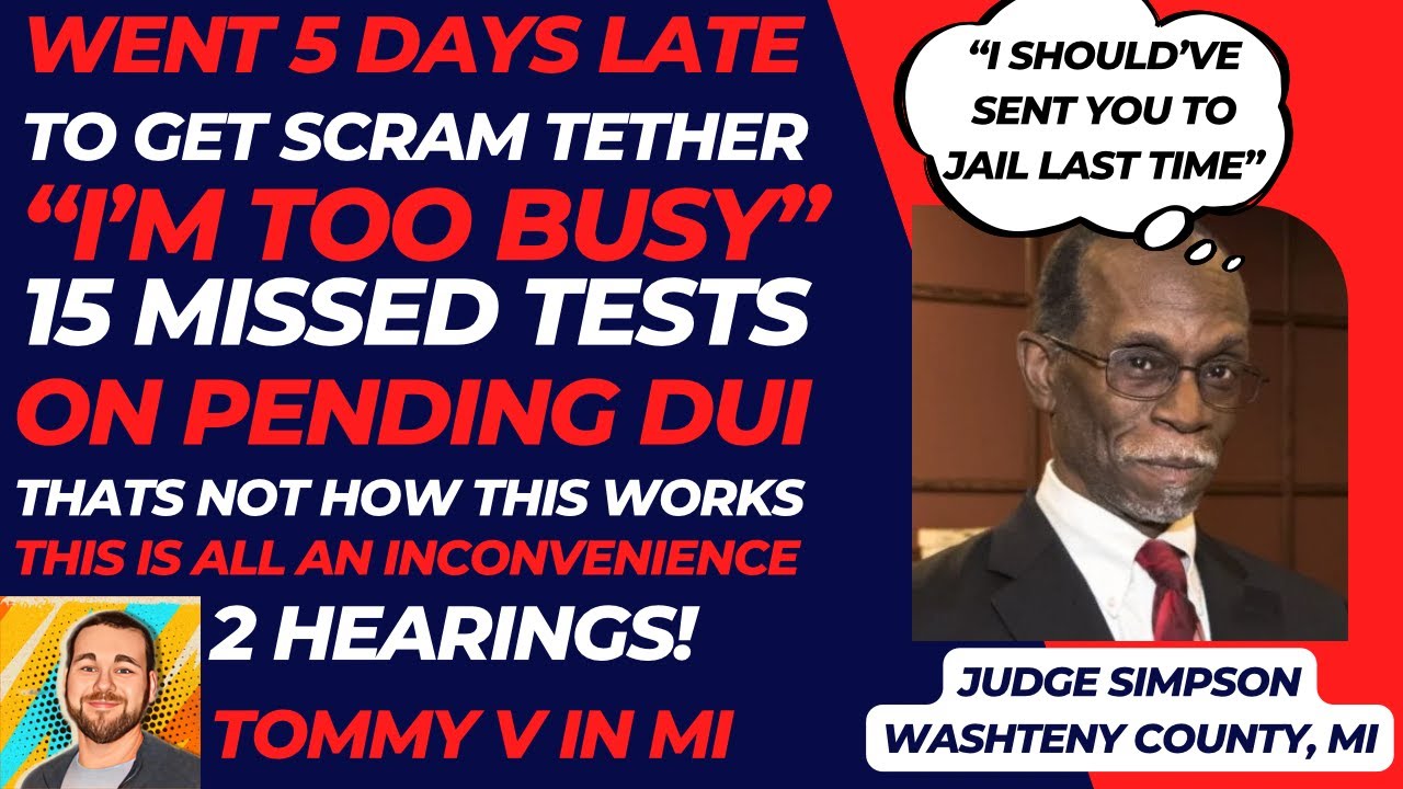 Brought kid last week. 15 missed tests “I should have sent you to jail ...