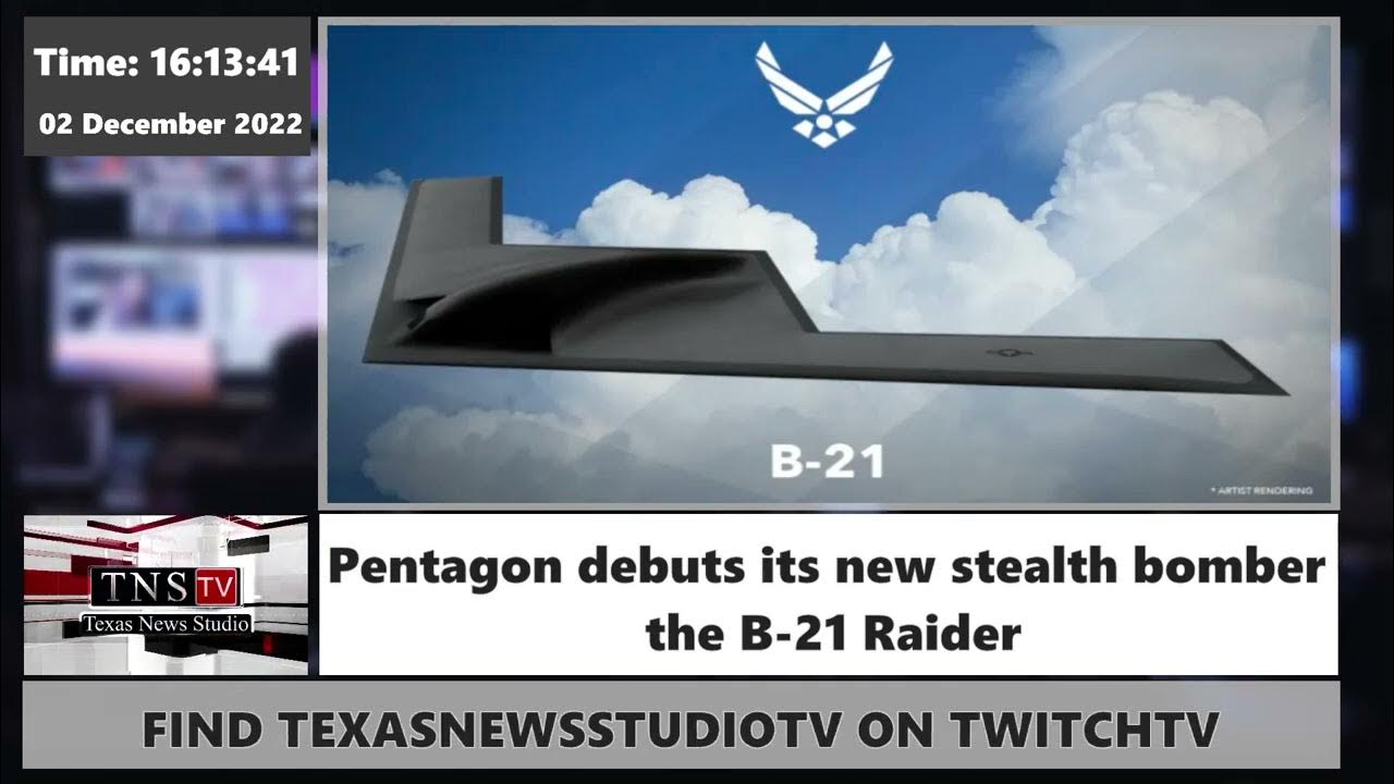 Pentagon debuts its new stealth bomber, the B-21 Raider - YouTube