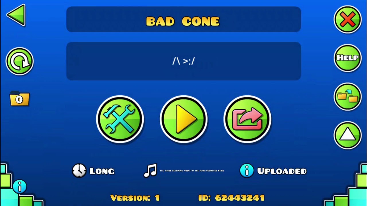 "Bad Cone" - Geometry Dash - YouTube