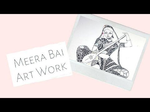 MEERA BAI/ART WORK/DRAWING/MANDALA ART - YouTube