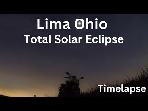 2024 Solar Eclipse Timelapse:Lima Ohio #solareclipse #timelapse # ...