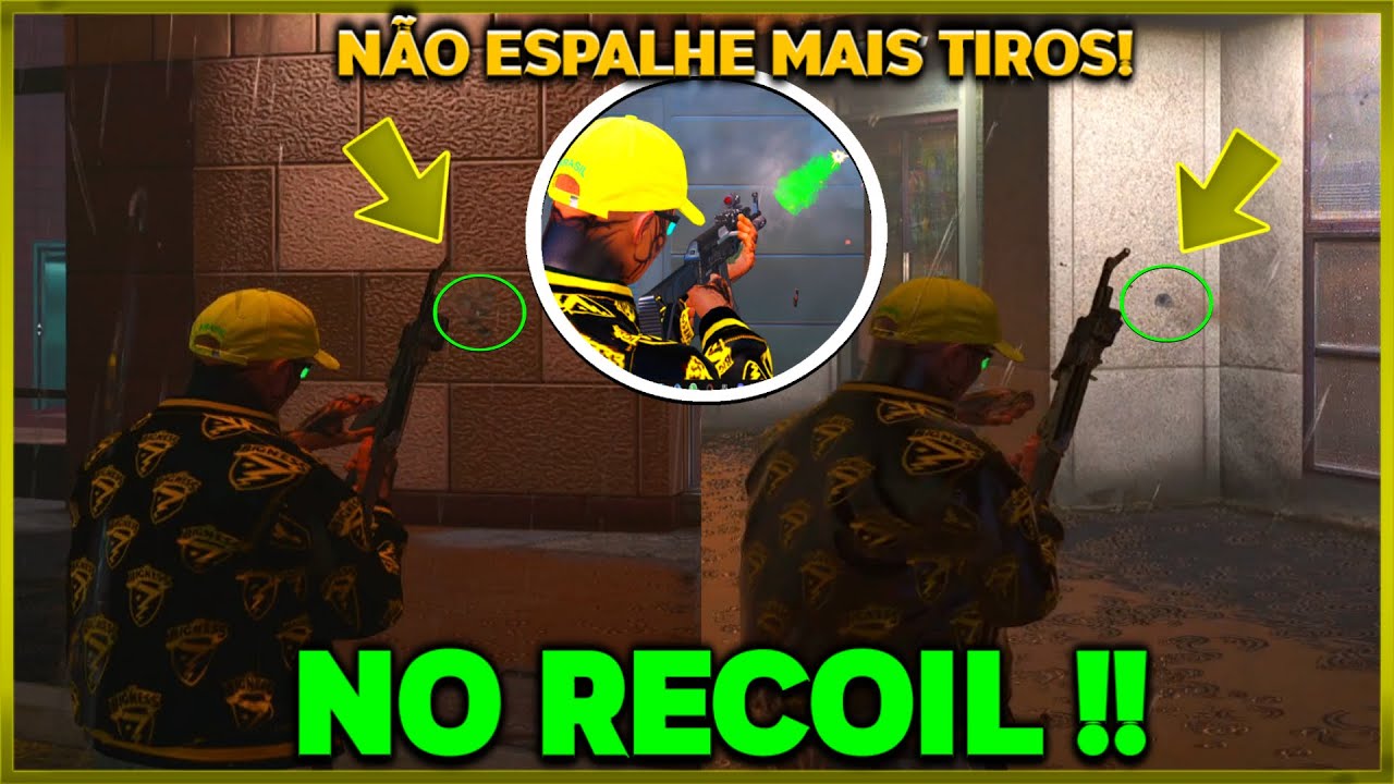 COMO COLOCAR NO RECOIL NO FIVEM 😱 ATIRE SEM ESPALHA BALA !! GTA RP ...