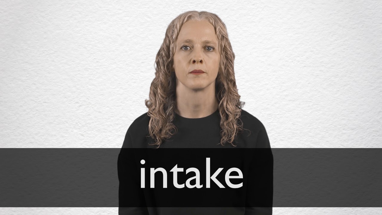 How to pronounce INTAKE in British English - YouTube